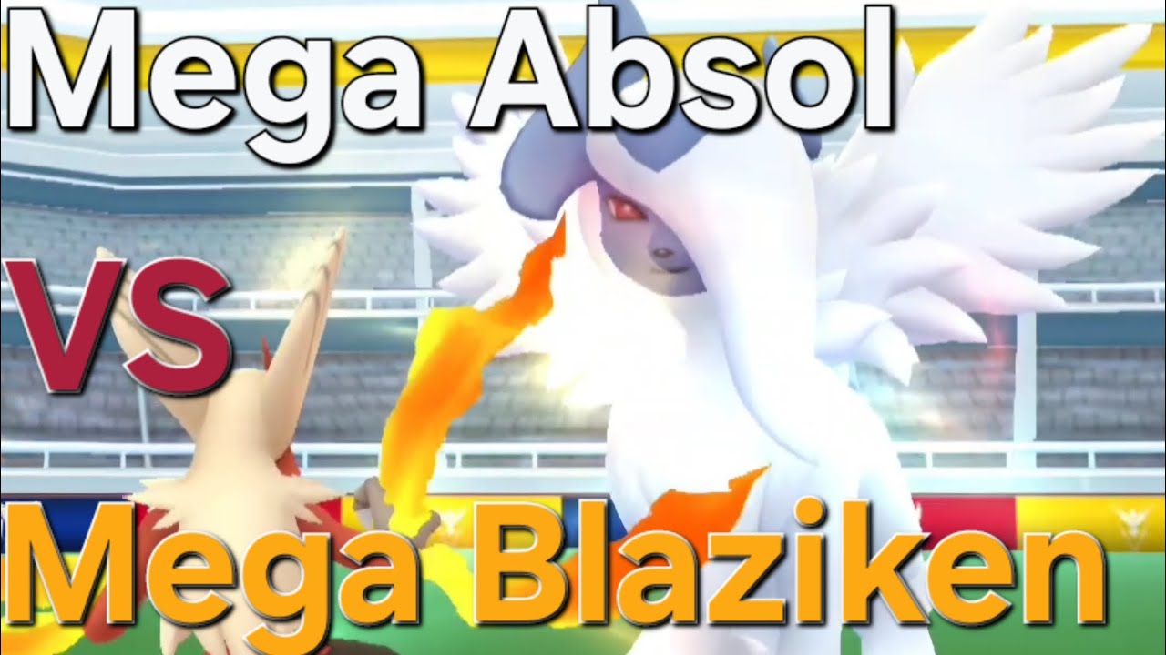 Mega Blaziken VS Mega Absol - solo raid in Pokemon Go - YouTube