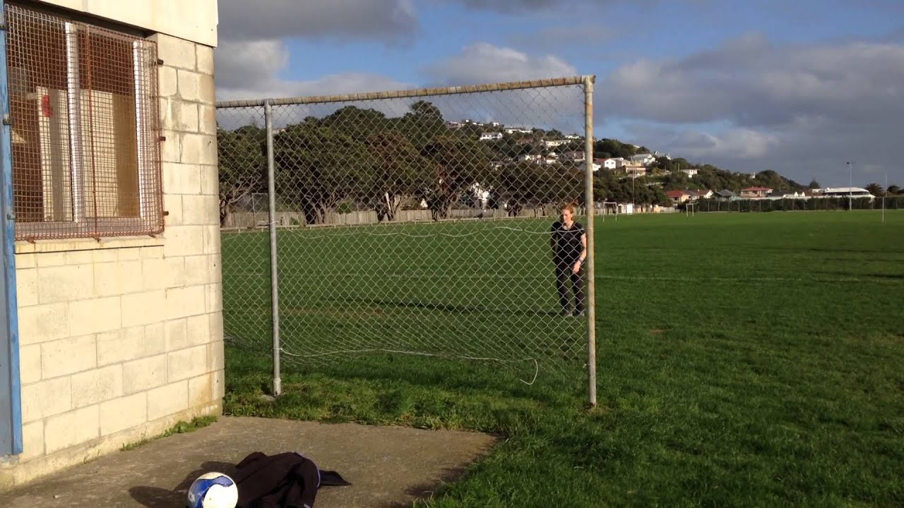Lottie flipping over fence - YouTube