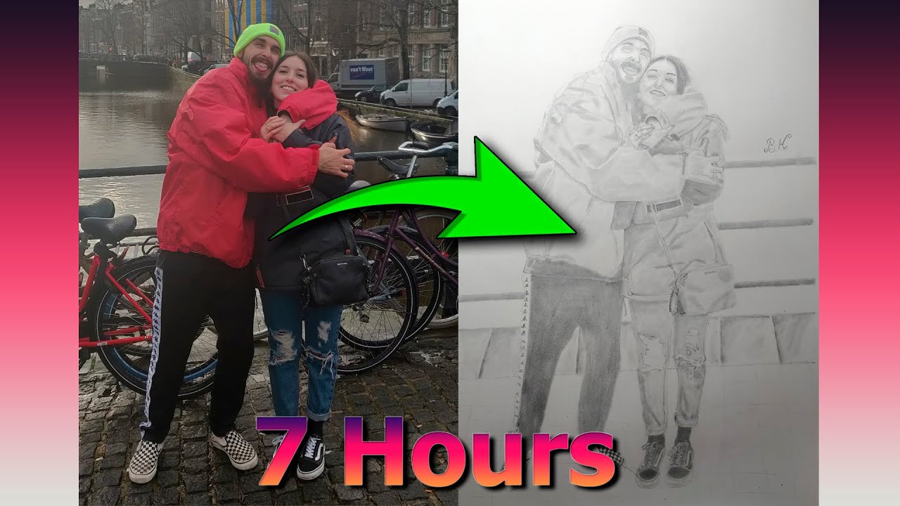 Speed Drawing: Two Brothers - YouTube