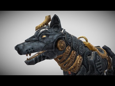 Ebon Dwarven Wolf ∣ ESO › Mounts › Canines - YouTube