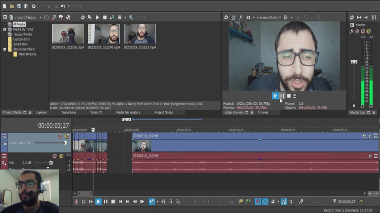 Como editar um vídeo de forma simples no Sony Vegas - YouTube