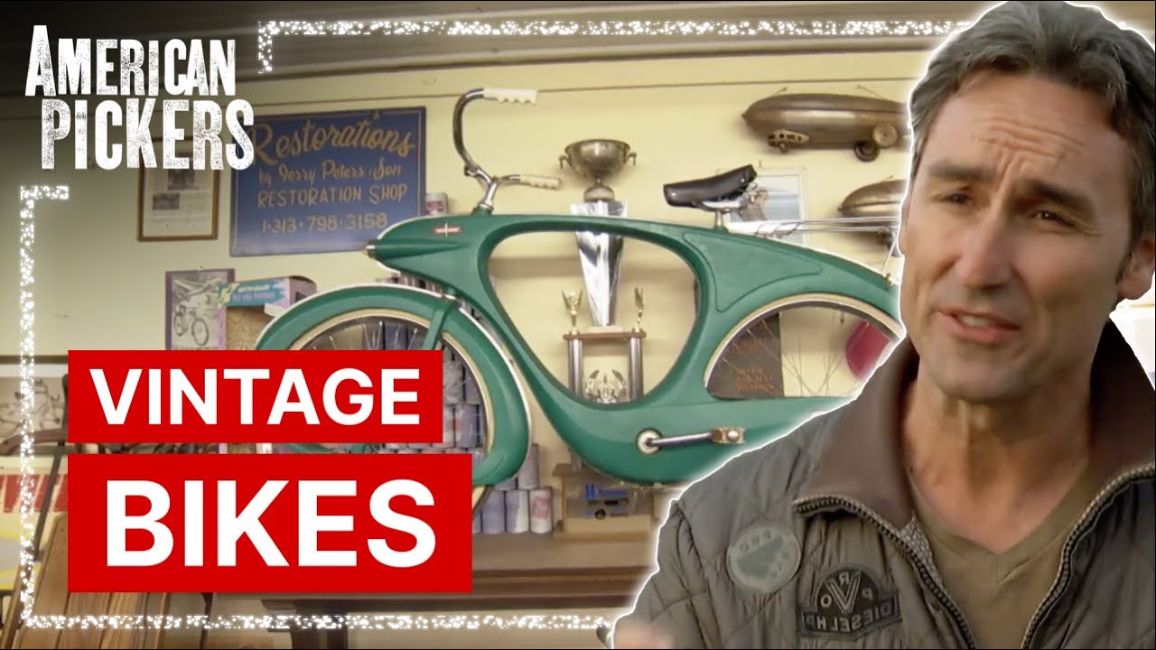 Vintage Bikes Galore: Rare Finds! | American Pickers - YouTube