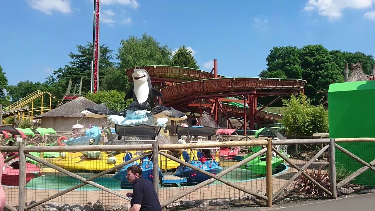 Shark Island Ride At West Midlands Safari Park - YouTube