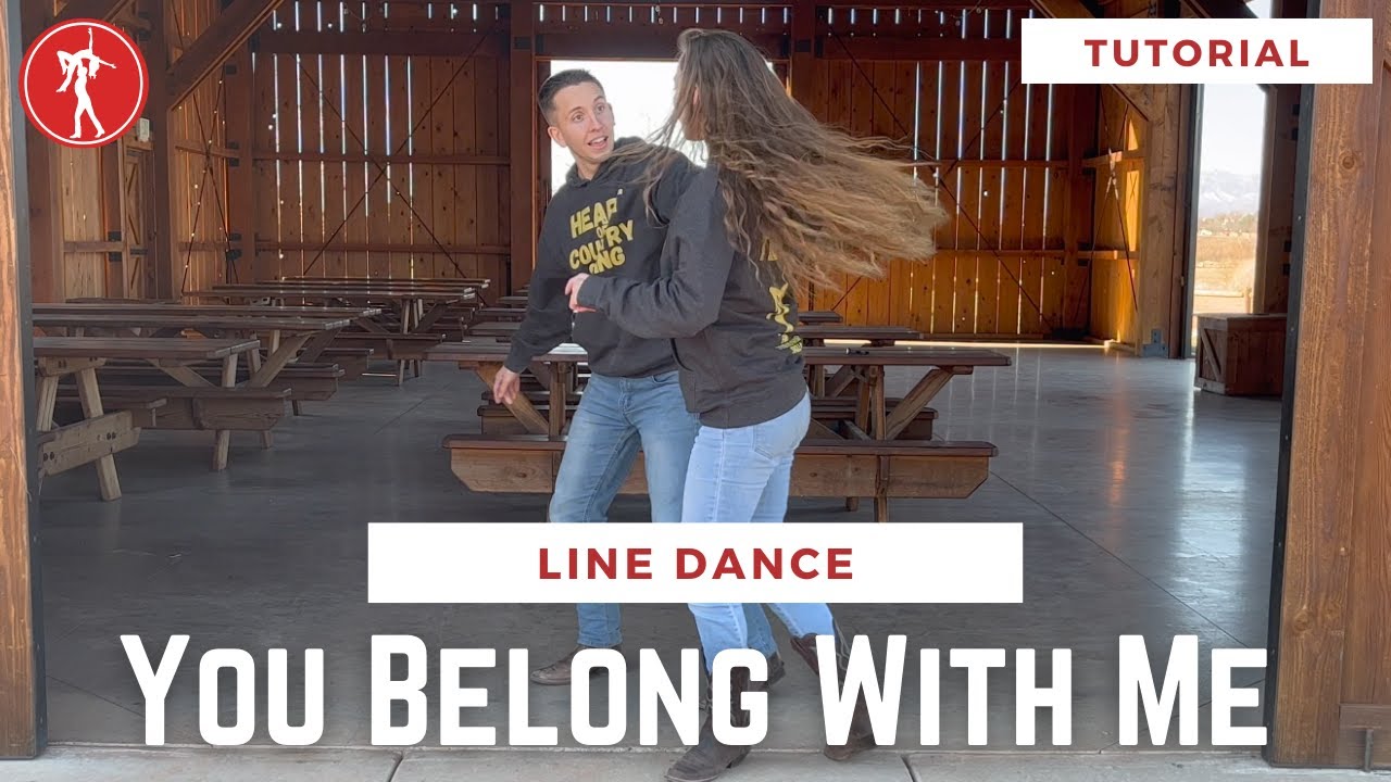 You Belong With Me - Line Dance Tutorial🤠 - YouTube