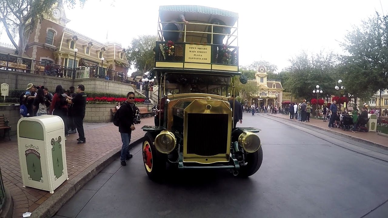 Omnibus (double-decker bus) Ride, Main Street USA Disneyland Park 10 ...
