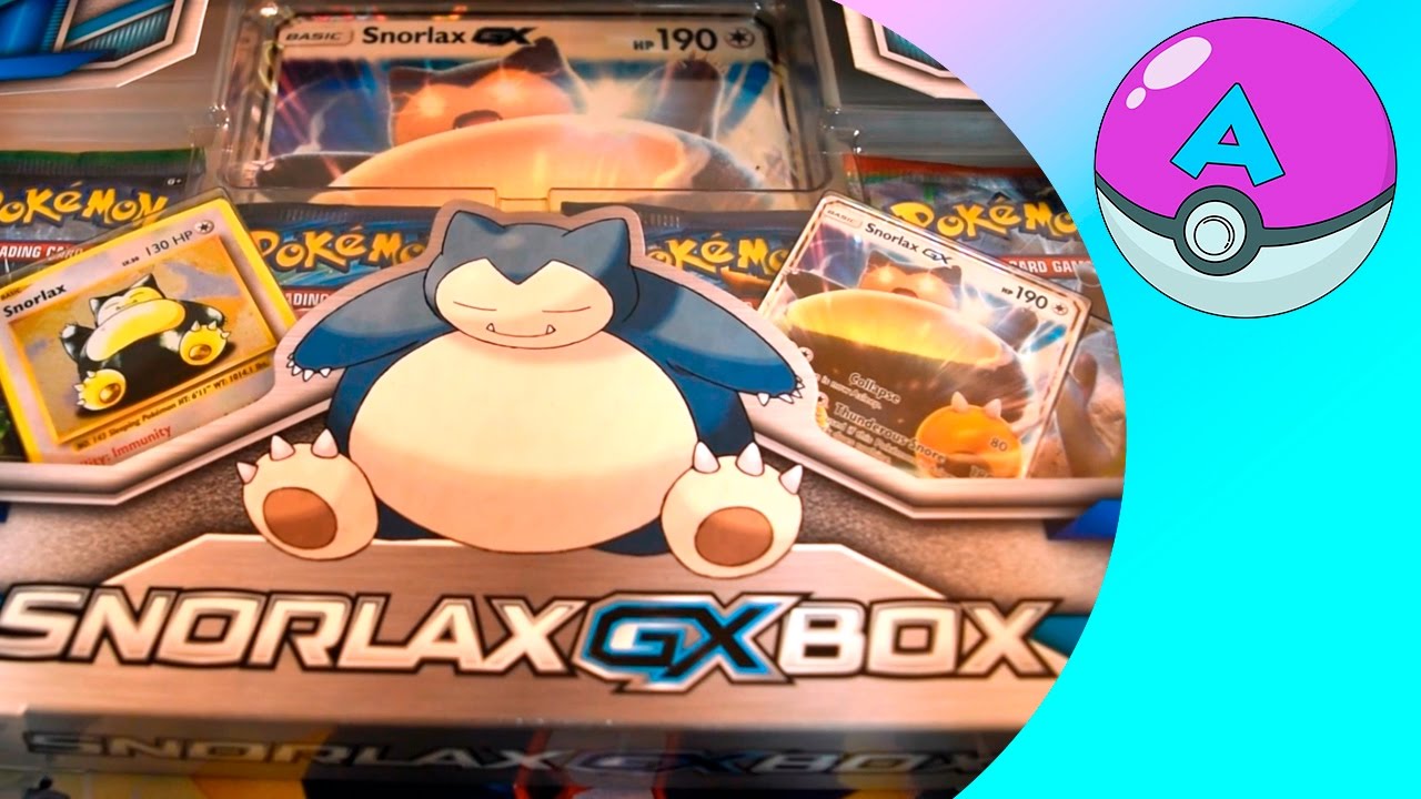 Pokemon TCG - Opening a Snorlax GX Box - YouTube