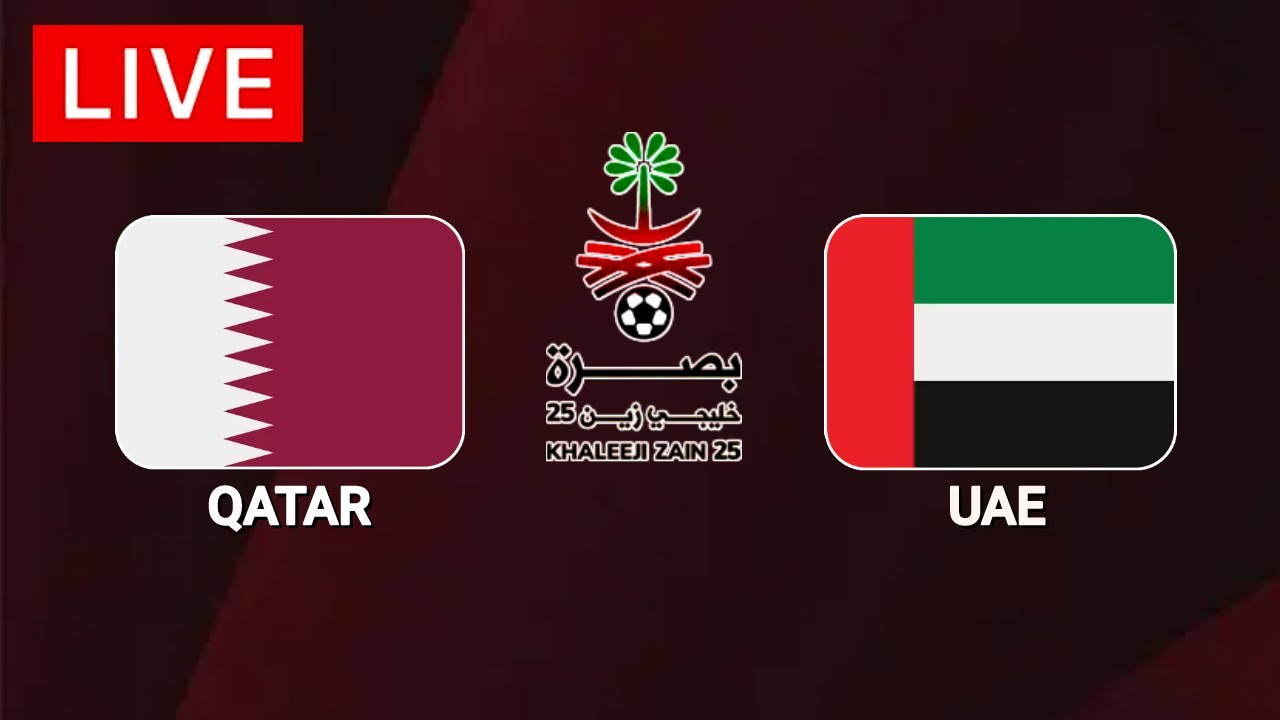 Qatar vs UAE | Arabian Gulf Cup 2023 - YouTube