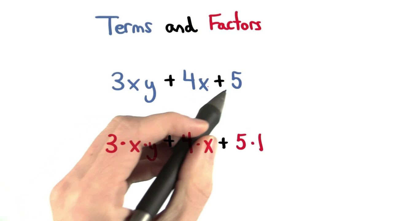 Terms and Factors - Visualizing Algebra - YouTube