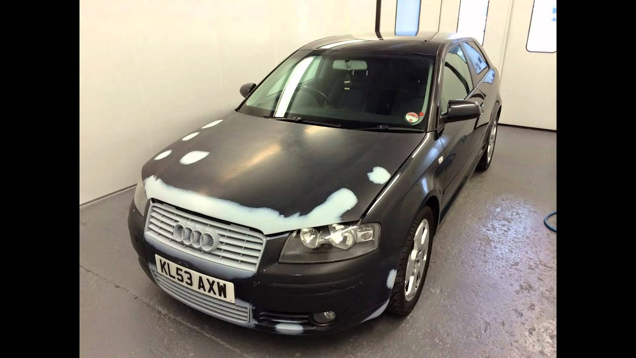 CustomBros Blue Vinyl Wrapped Audi A3 - YouTube