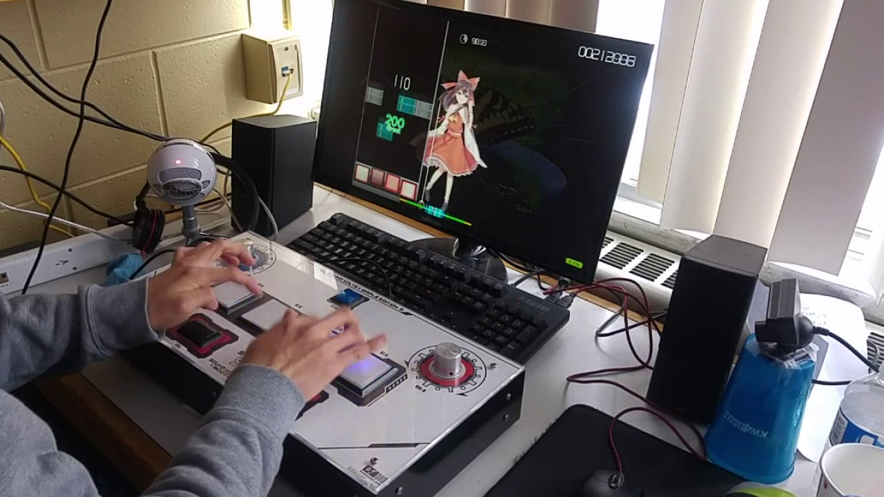 electric butterfly attempt on a sdvx controller - YouTube