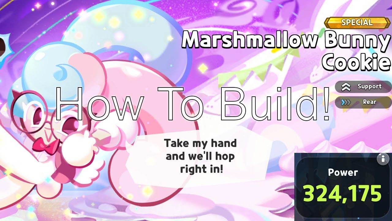 How To Build And Get Marshmallow Bunny Cookie Fast In Cookie Run ...