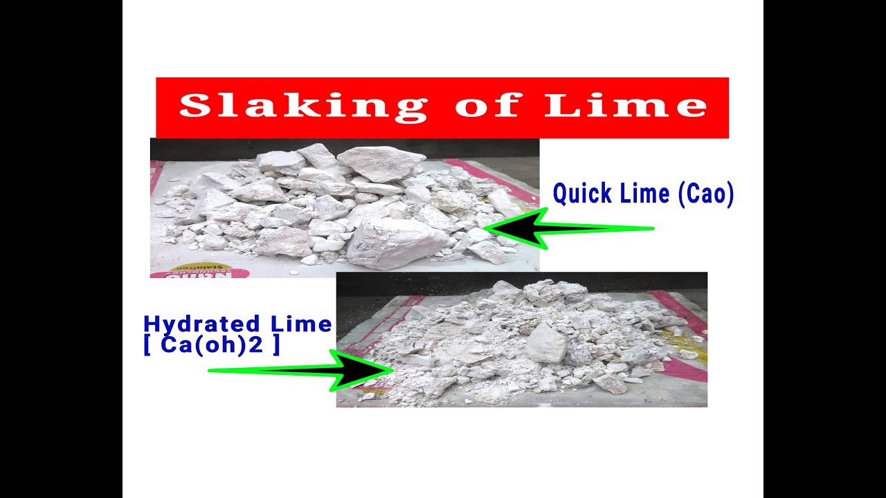 Slaking of Lime - YouTube
