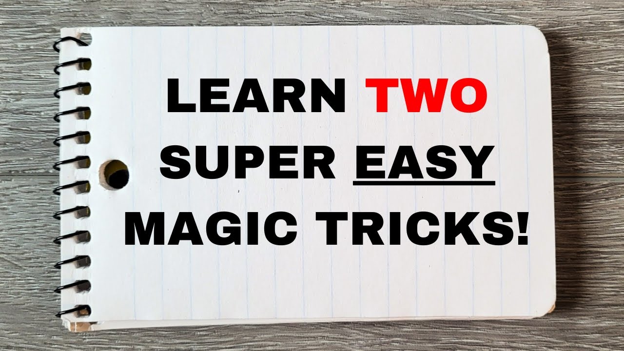 TWO SUPER EASY MAGIC TRICKS (Learn the Secrets! Jay Sankey Magic Trick ...