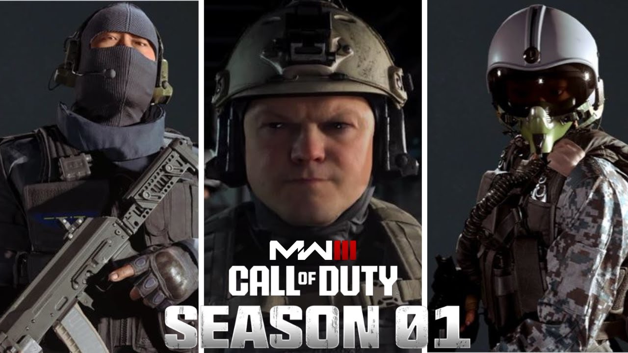 NEW MW3 SEASON 1 BATTLE PASS OPERATORS + DOUBLE XP WEEKEND! - YouTube