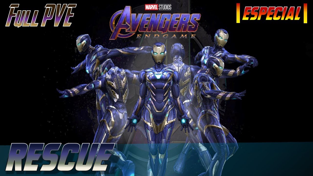 RESCUE AVENGERS ENDGAME FULL PVE [ESPECIAL] MARVEL FUTURE FIGHT - YouTube