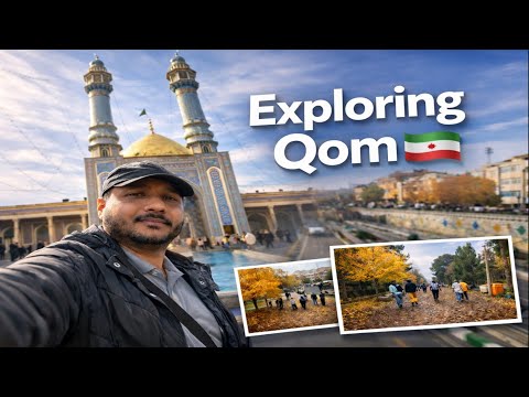 Exploring Qom 🇮🇷 | Shrine, Grand Bazaar & Alavi Park | Iran Travel Vlog