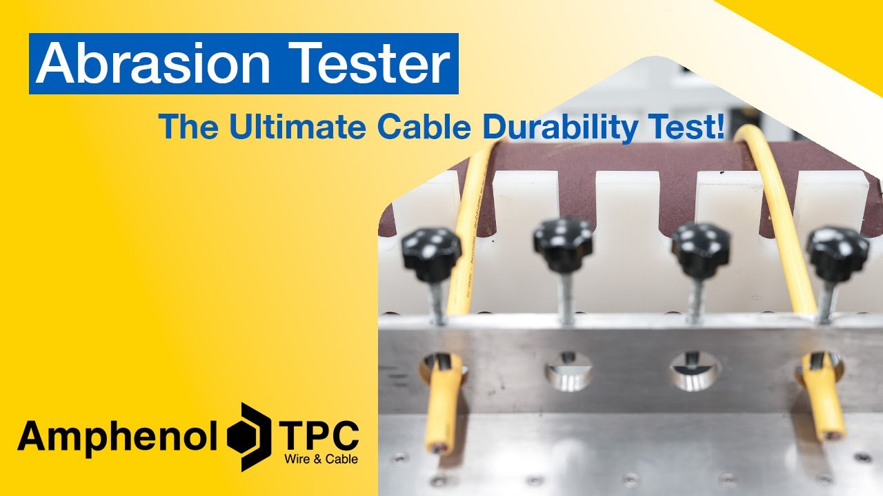 Abrasion Tester – The Ultimate Cable Durability Test! - YouTube