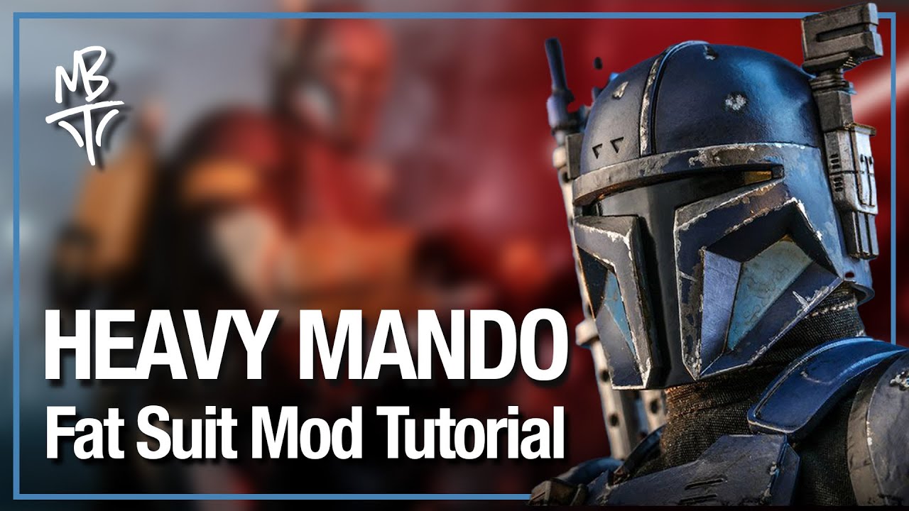 Hot Toys Heavy Mando Fat Suit Mod Tutorial // Better Articulation - YouTube