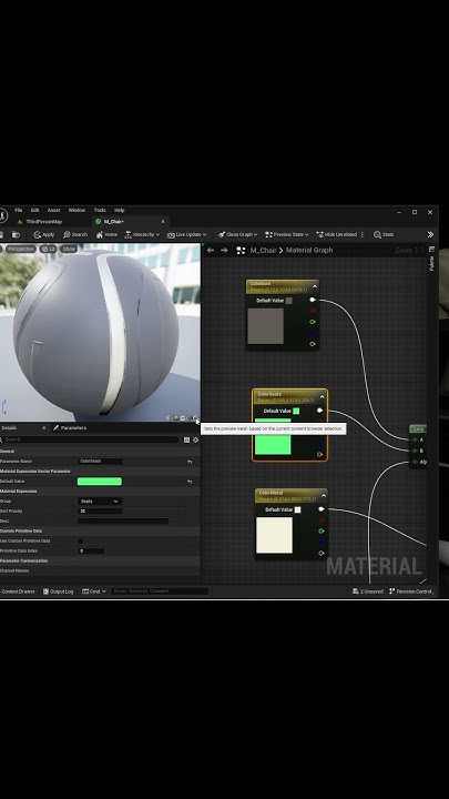 Unreal Engine Materials Quick Tip - Preview Your Mesh in the Material ...