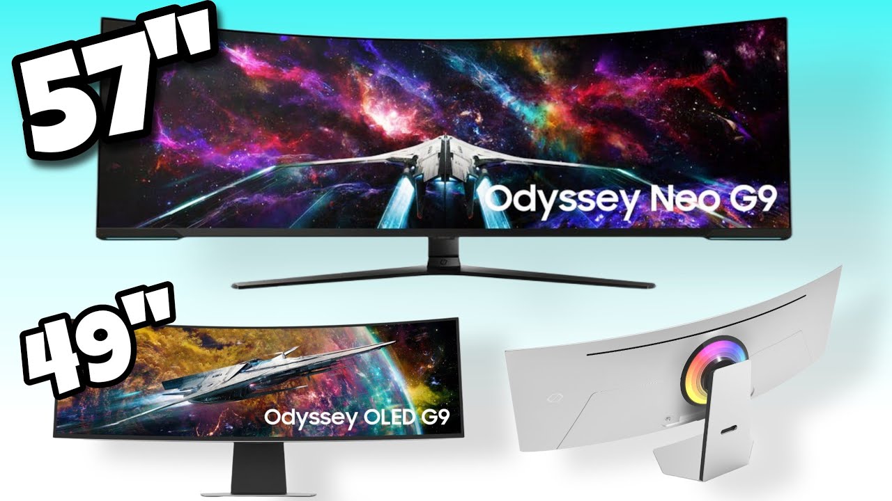 Samsung Unveils New 57 Odyssey Neo G9 49 OLED G9 Monitors At CES Samsung Unveils New 57 Odyssey Neo G9 49 OLED G9 Monitors At CES