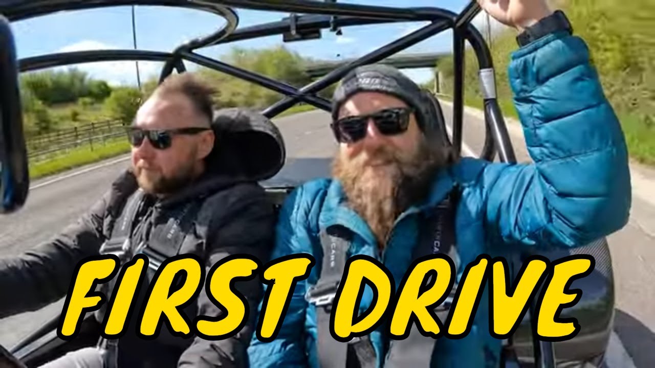 First Drive Of Our Newly Built Kit Car - YouTube