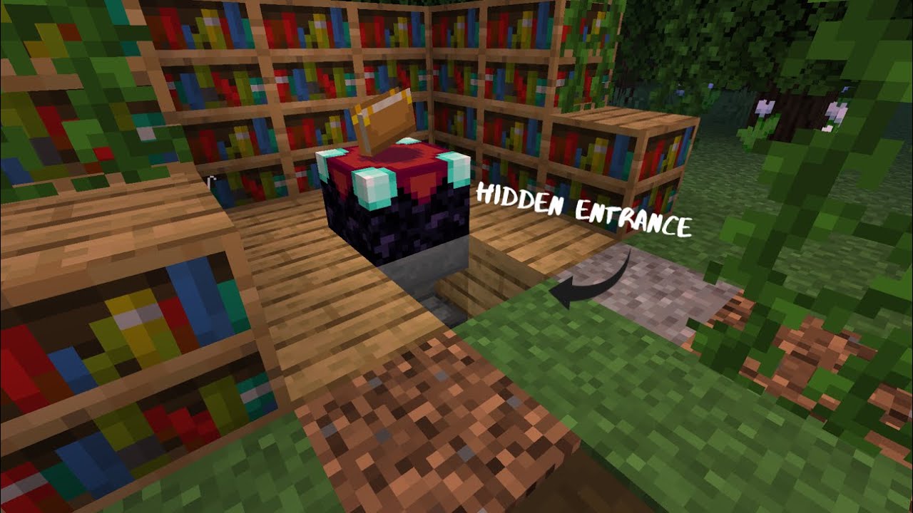 Hidden Enchanting Table Entrance - YouTube
