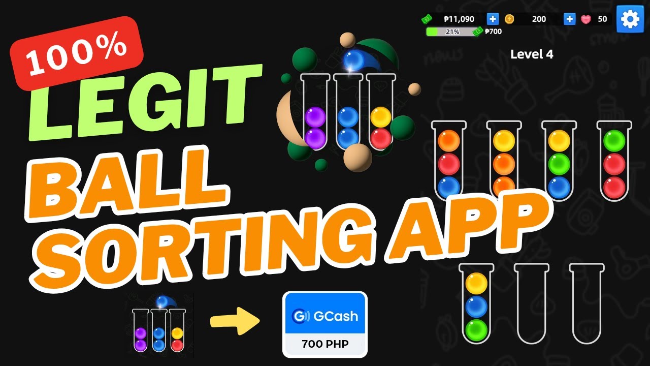 Legit Earning App | Ball Sort Game Earn Money Withdraw Gcash Instantly | Ball Sort App 2025 ...
