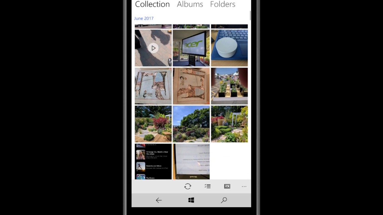 Hands on with Windows 10 Mobile build 15228 - YouTube