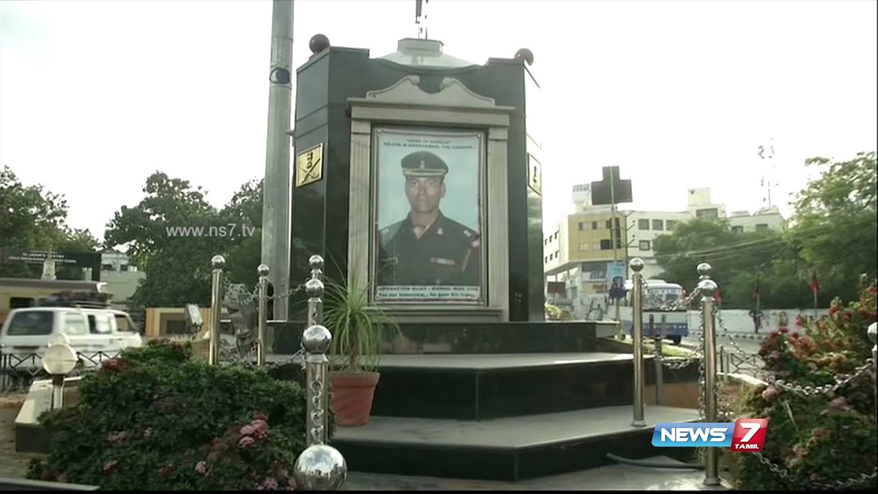 Tributes paid to Kargil war Hero Major M Saravanan on Republic Day ...