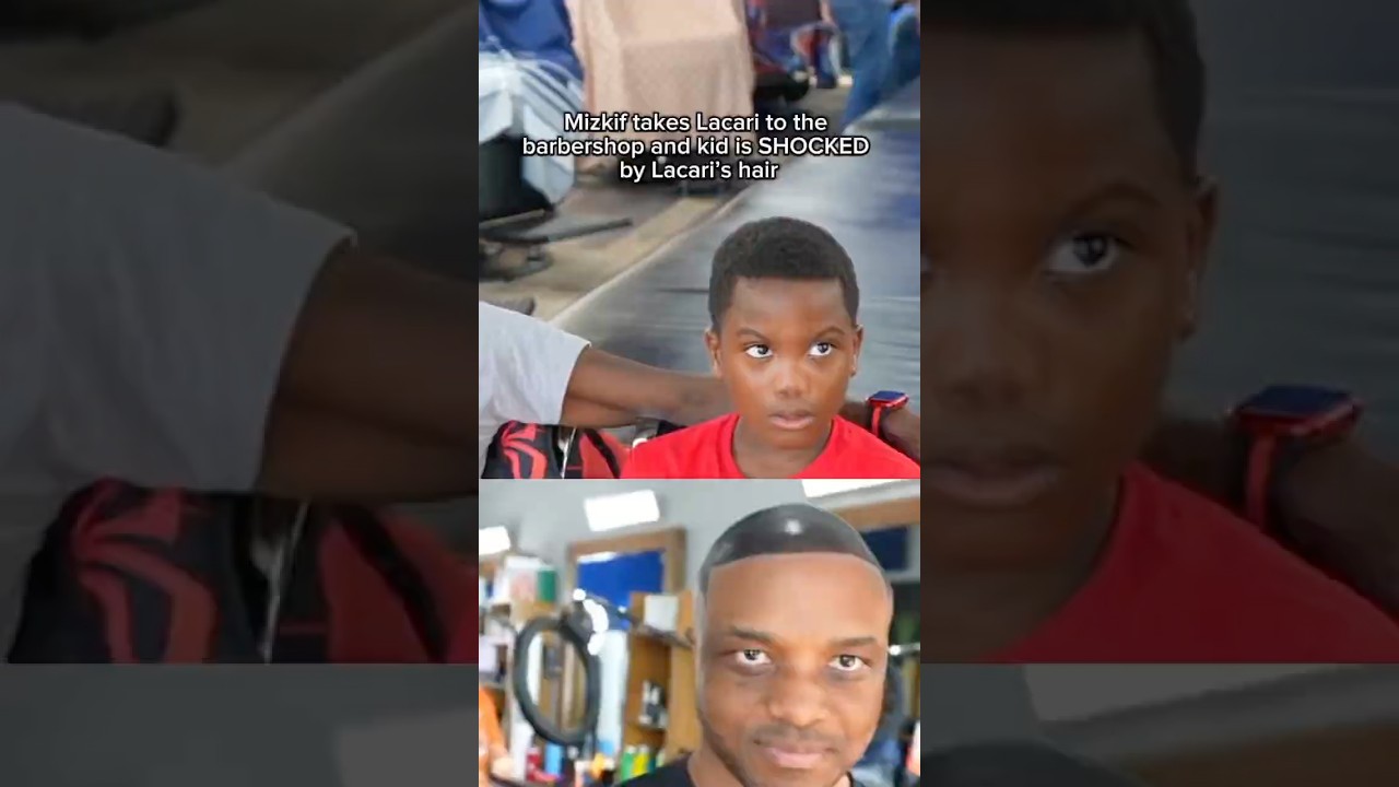 Mizkif takes Lacari to the barber shop and kid is SHOCKED by his “hair ...