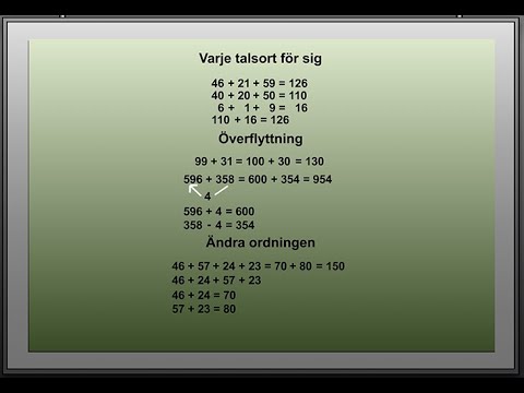 WebMath Sweden Addition med skriftlig huvudräkning - YouTube
