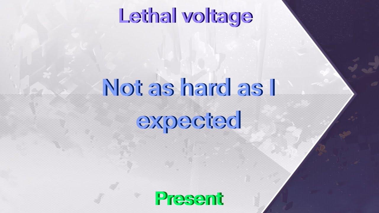 Lethal voltage [Present] You call this lethal?! - Let's play Arcaea ...