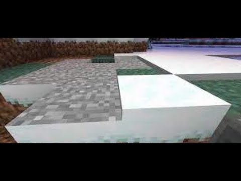 snowy block without snow layer - YouTube