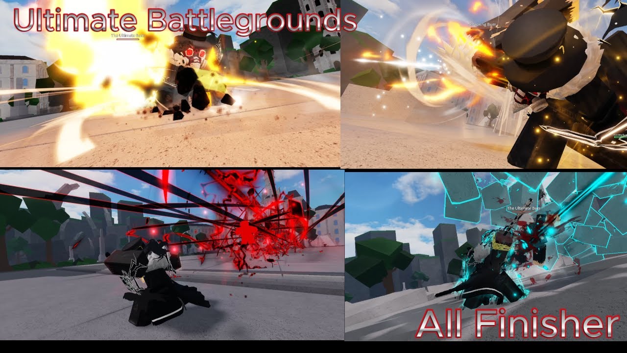 Ultimate Battlegrounds All Finisher - YouTube