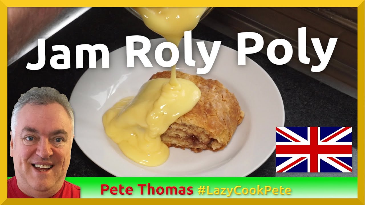How to bake Jam Roly Poly a Traditional British Dessert - YouTube