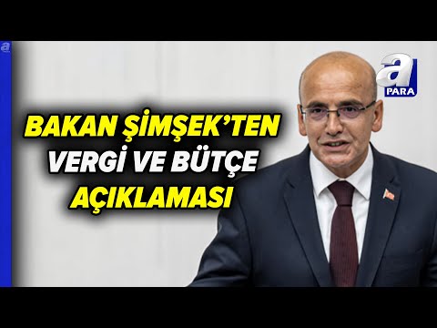 Hazine Ve Maliye Bakanı Mehmet Şimşek: Vergi Denetiminde Amaç Ceza Kesmek Değil | A Para