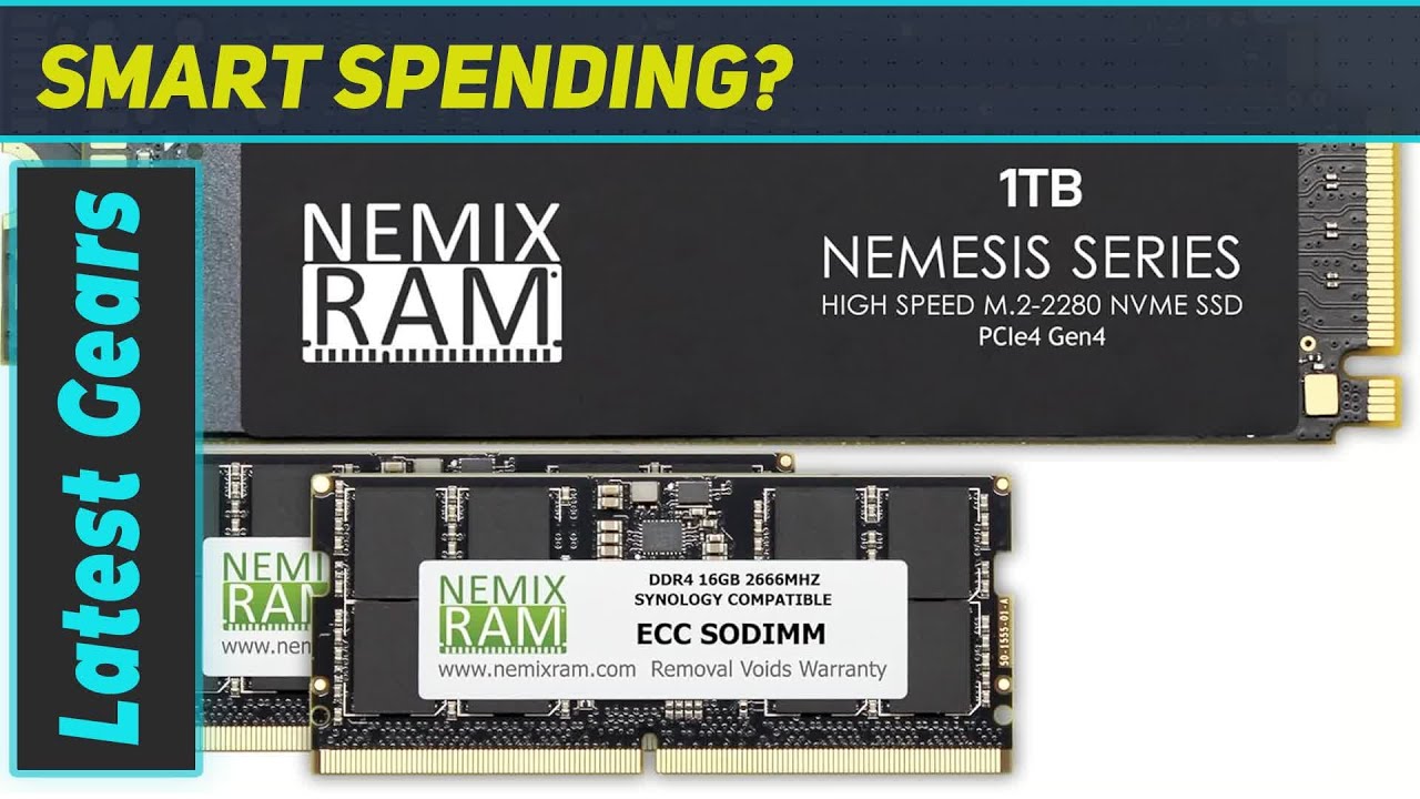 Upgrade Your Synology DS923+ with NEMIX RAM & NVMe SSD Bundle! - YouTube