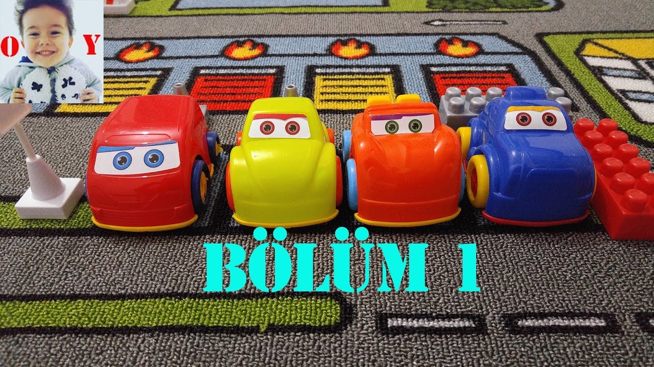 BOLİ, OLİ, GOLİ ve ROLİ, MİNİK ARABALAR BÖLÜM 1, Eğlenceli çocuk ...