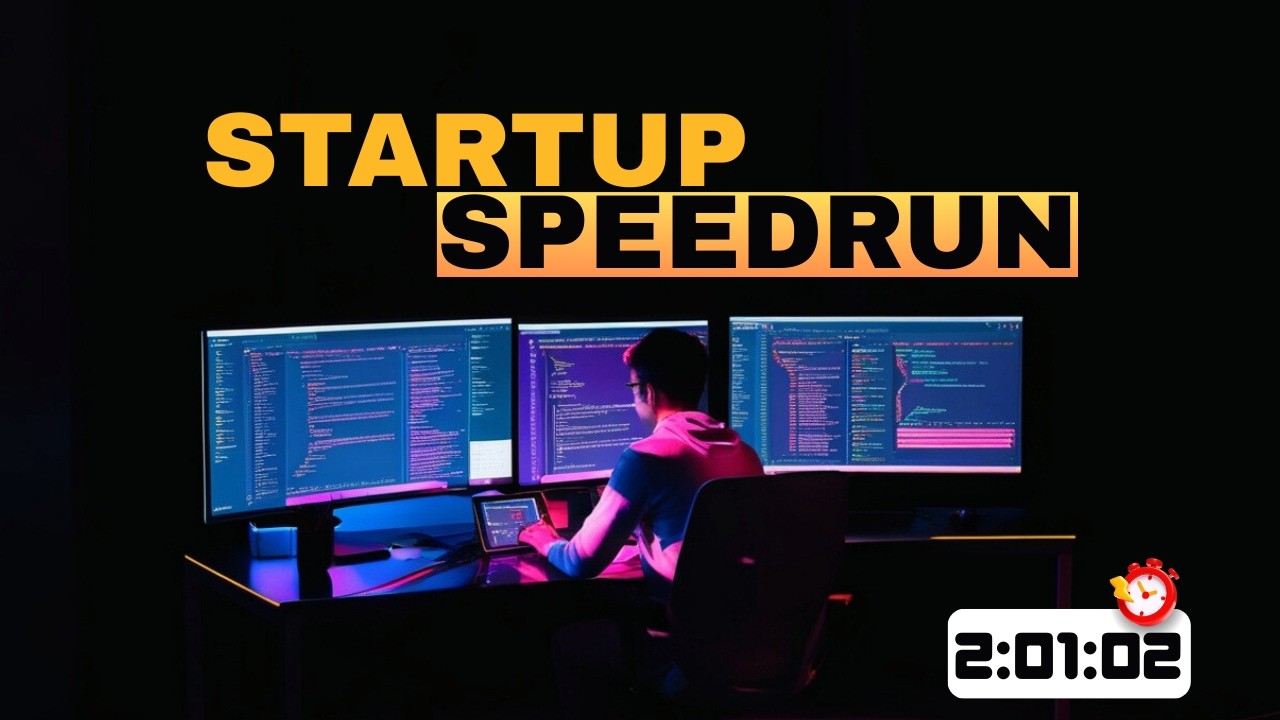 SpeedRun: Building a Startup Product(2:01:02) - YouTube
