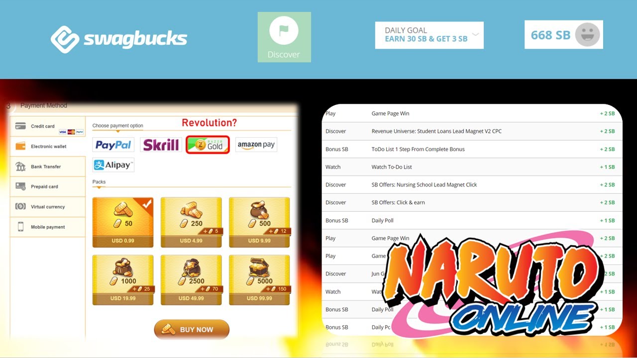 Naruto Online || Second Method to getting ingots without money (US, CA, UK or VPN is best) - YouTube