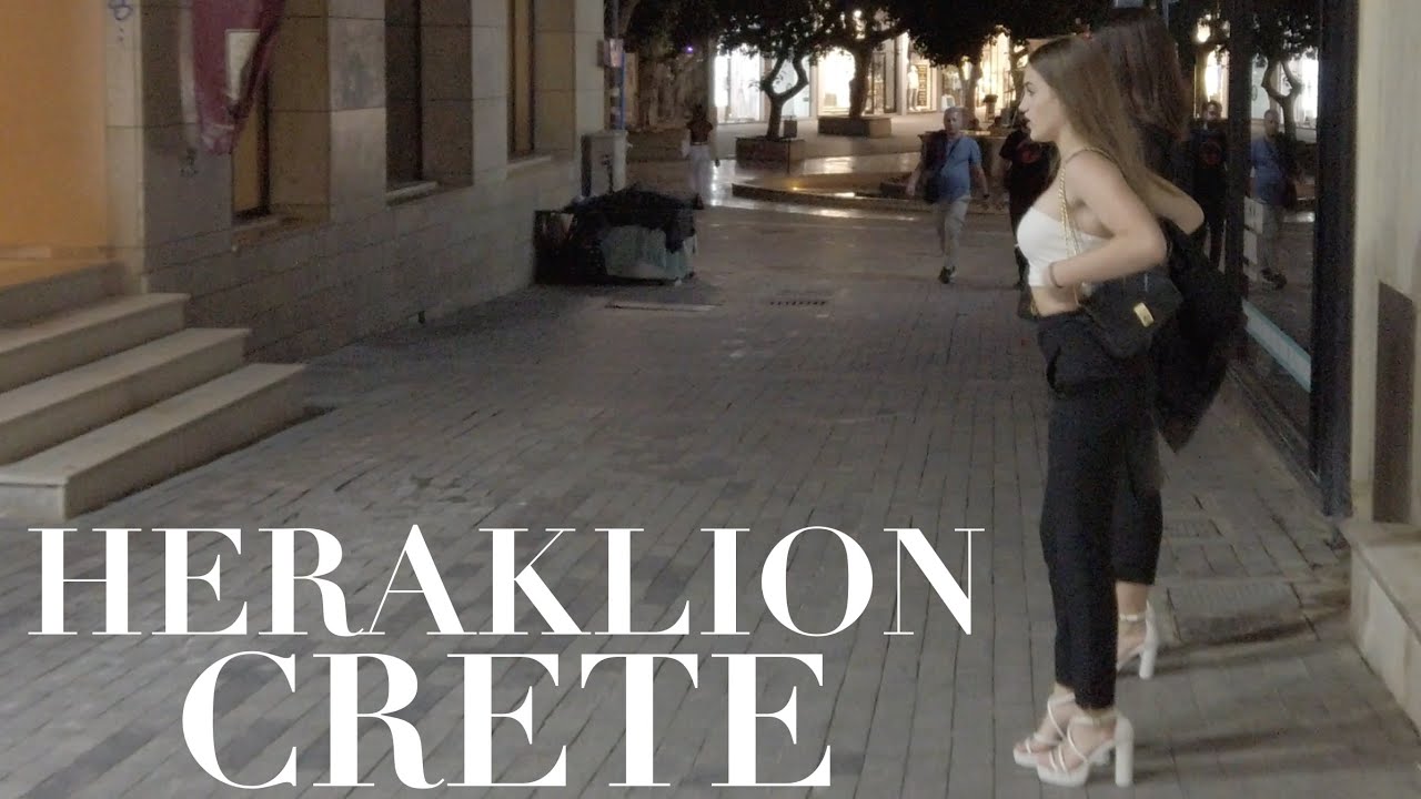 Heraklion Night Walk | Crete | Greece | June 2023 [4K HDR] - YouTube