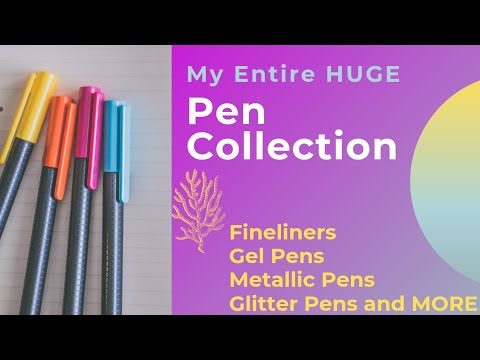 Massive Pen Collection | How I Organize, Use, and Store them #howtodraw ...