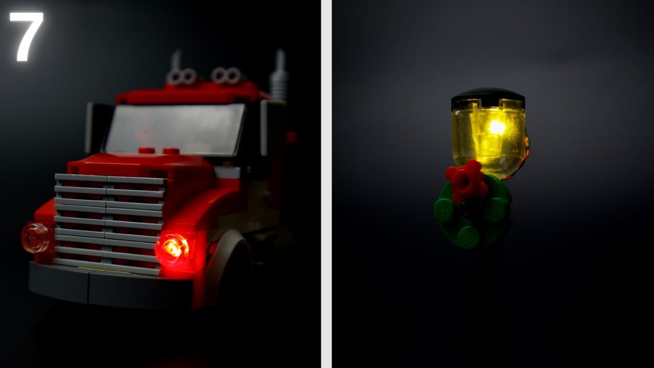 7 Things You Can Build With LEGO Lights - YouTube
