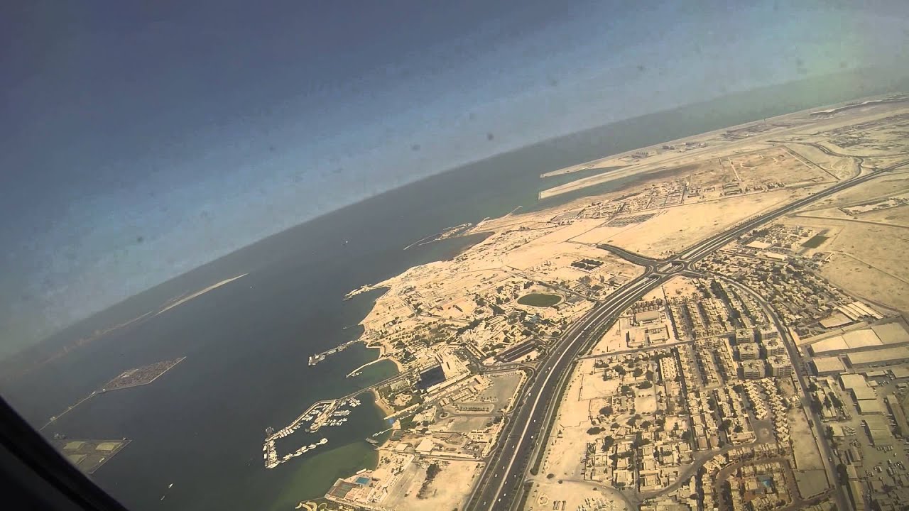 A320 Take-Off - Doha Int'l Airport, Qatar. Side Window View. - YouTube