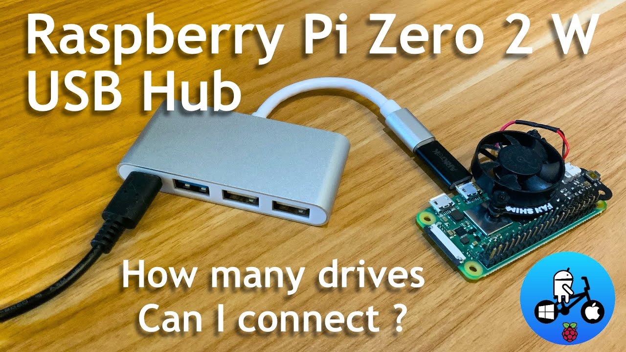 Great Usb Hub For Pi Zero 2 W How Many Drives Can I Plug In Youtube