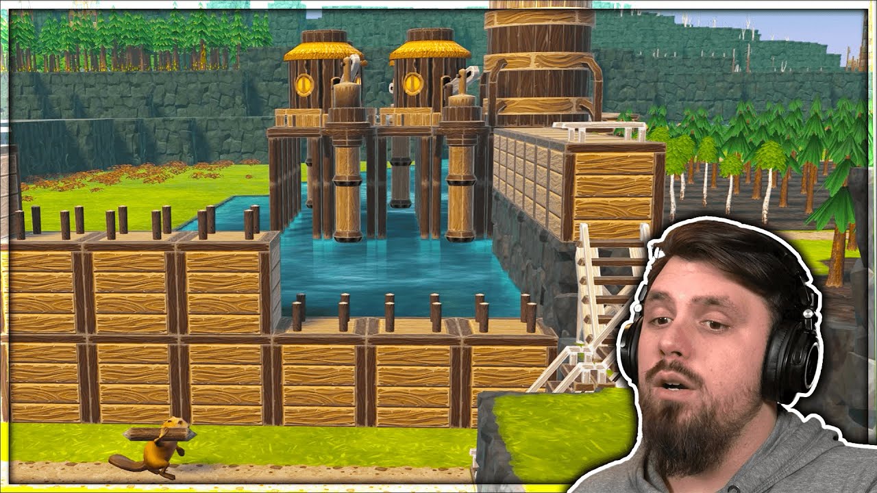 Upgrading into a LEVEL 2 DAM in Timberborn! - YouTube