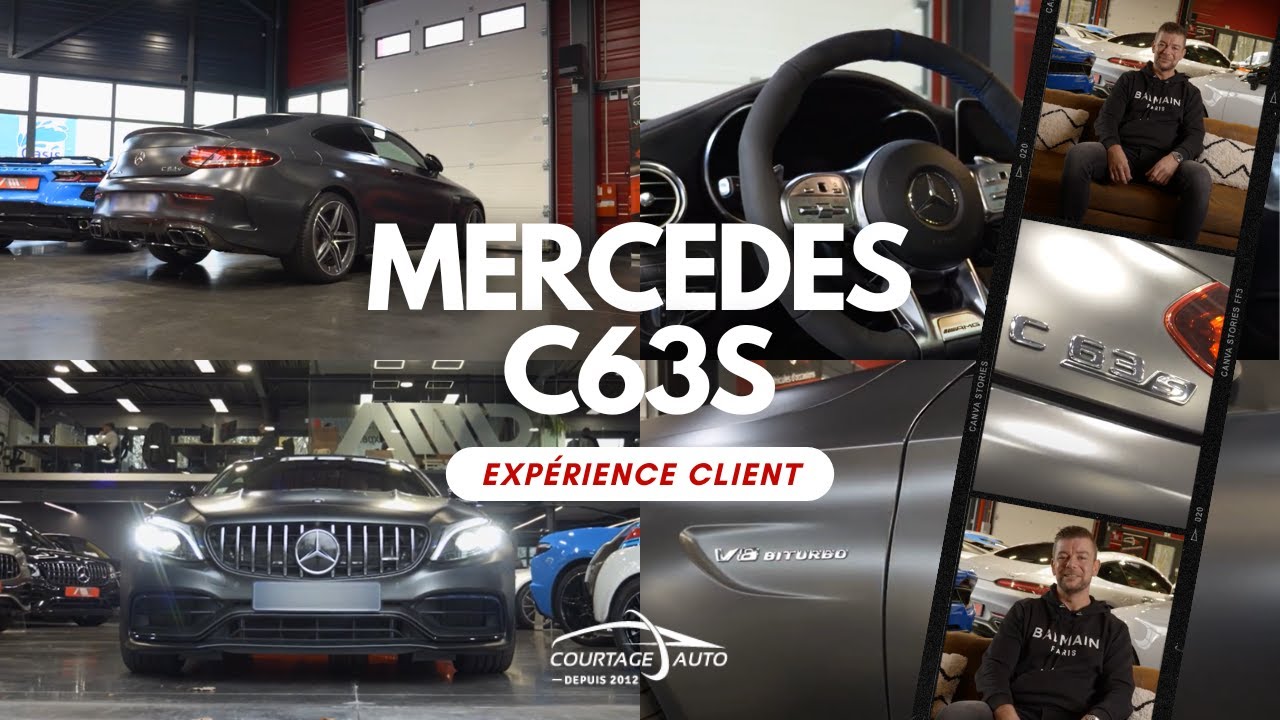 Livraison et expérience client Mercedes Classe C 63s - Courtage Auto ...