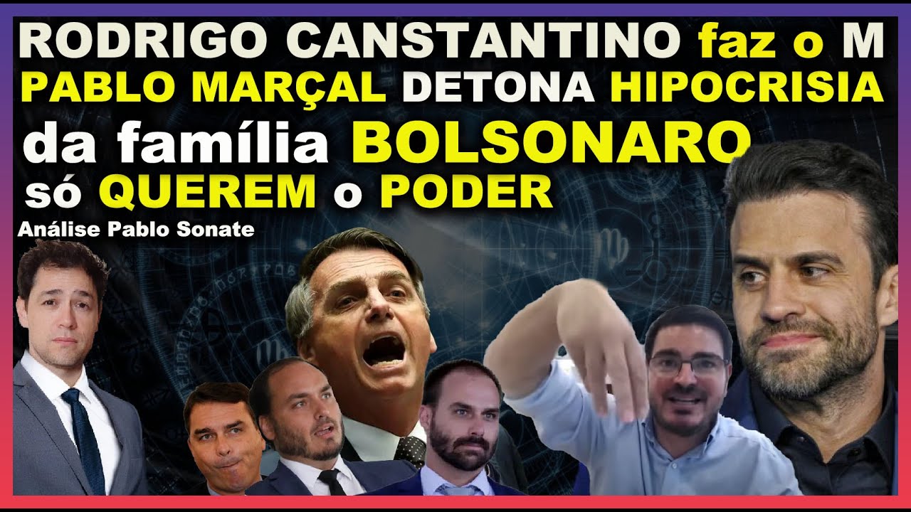 Pablo Marçal e Rodrigo Constantino DETONAM Hipocrisia dos Bolsonaros ...