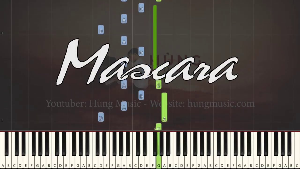 Mascara Piano - Mascara Piano Tutorial - YouTube