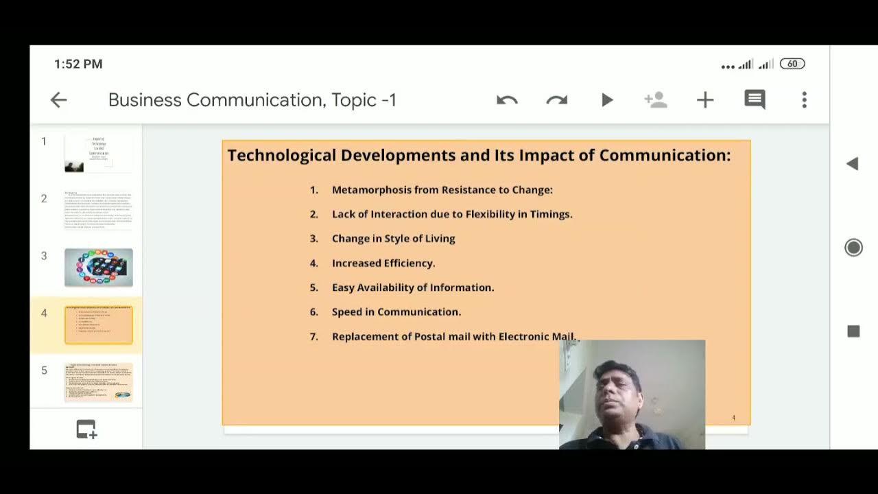 Impact of Technology Enabled Business Communication - YouTube